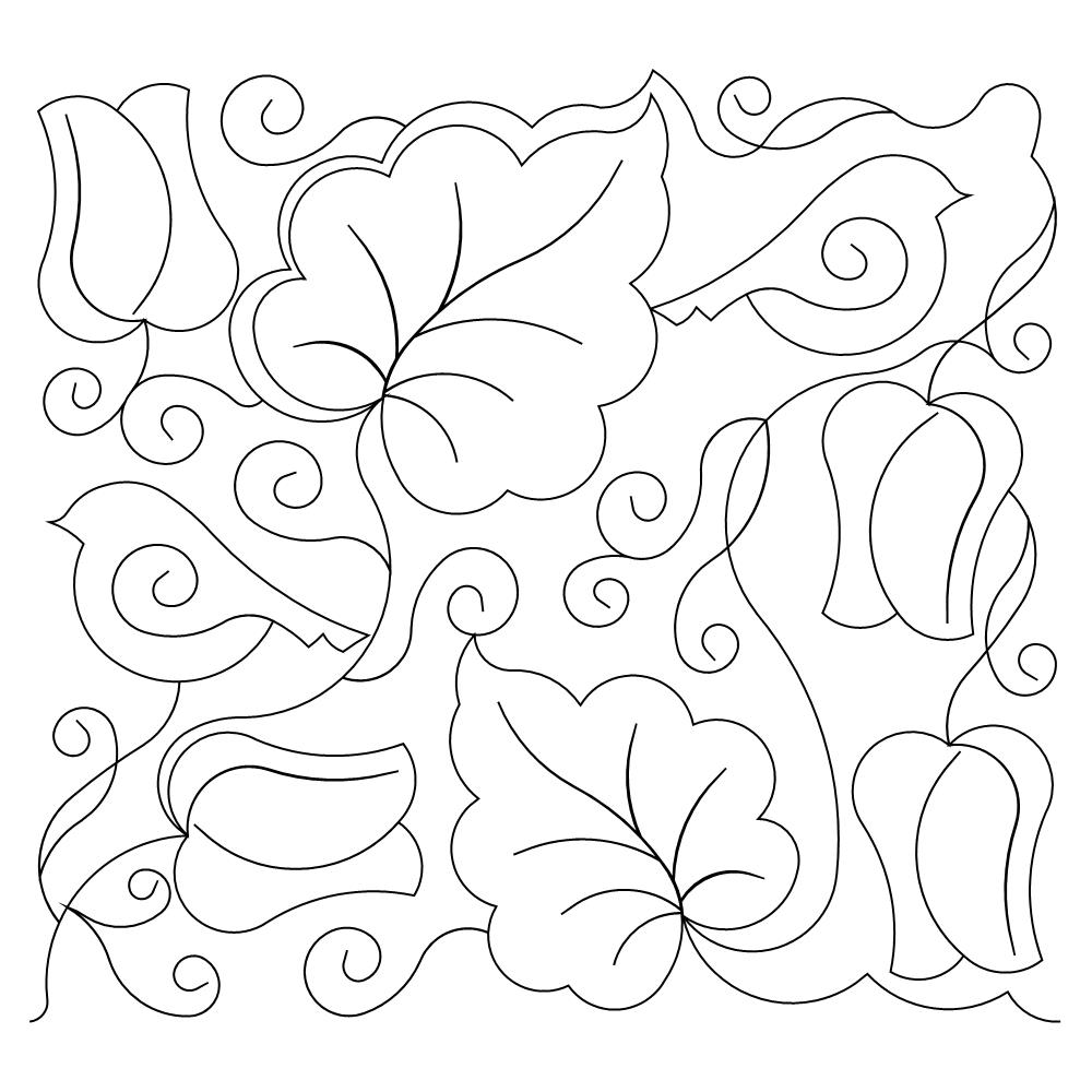 tracy e2e 002 sq - Edge to Edge Quilting Patterns